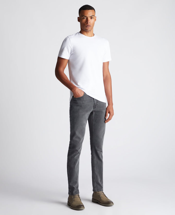 Tapered Fit Linen-Blend Suit Jacket – Dark Blue – Remus Uomo